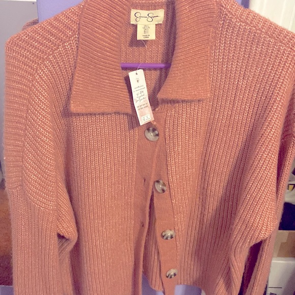 Jessica Simpson | Sweaters | Fuzzy Cardigan With Buttons The Color Is ...